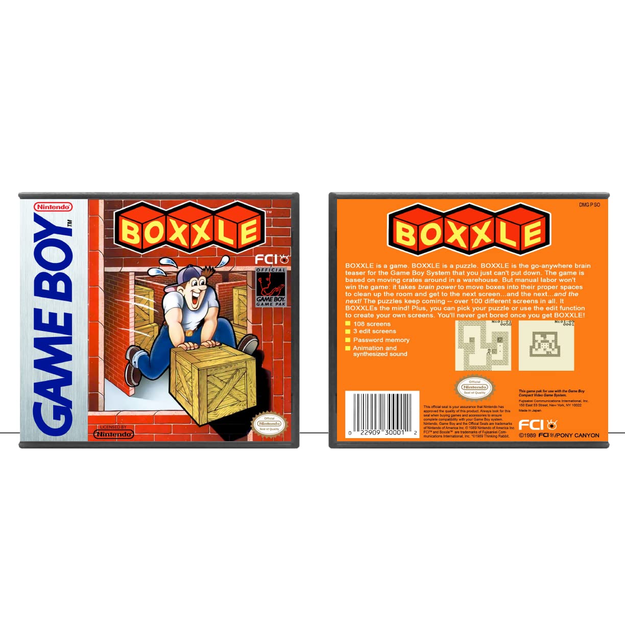 Boxxle | (GB) Game Boy - Game Case Only - No Game