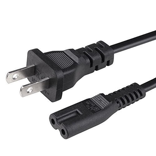 Omnihil 10 Feet AC Power Cord Cable Compatible with Polk Audio BlAC k Soundbar 3000 Subwoofer Power Cord Power Supply Charger Adaptor