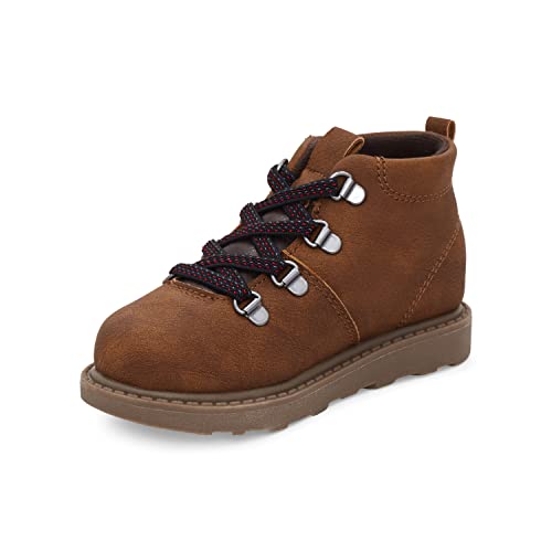 carter's Boy's Donnie Fashion Boot, Brown, 9 Toddler