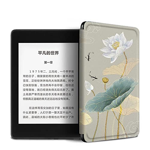 Case Compatible with Kindle Paperwhite Case Fits 10th Generation 2018 Released eBook Reader Covers Smart Accessories PU Leather Kindle Covers - sea Scenery