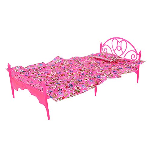 Dollhouse Furniture, Great Gift Mini Dollhouse Bed Dolls Bed Injure Babies Bedroom Furniture for Bedroom Furniture for Kid