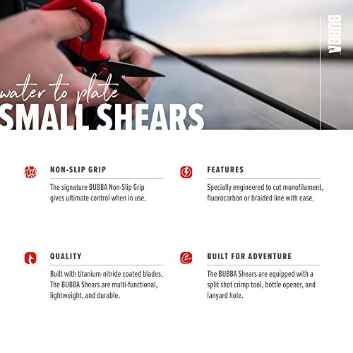 BUBBA Small Shears Red