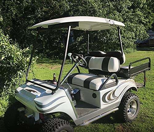 Club Car DS "STAPLE ON" Golf Cart Seat Cover (2 Stripe)