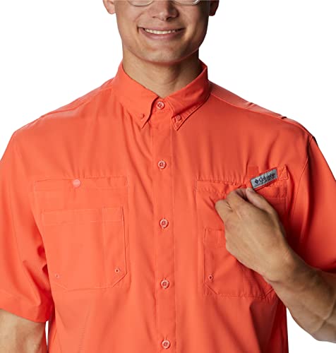 Columbia Men's Standard Tamiami II Short Sleeve Shirt, Corange, Medium