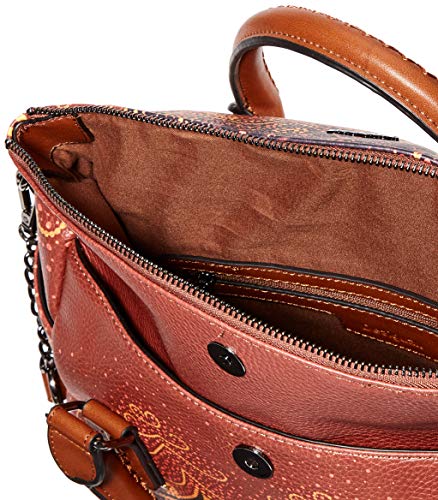 Desigual womens Tekila Sunrise Loverty 2 Top Handle Bag, Cognac, One Size US