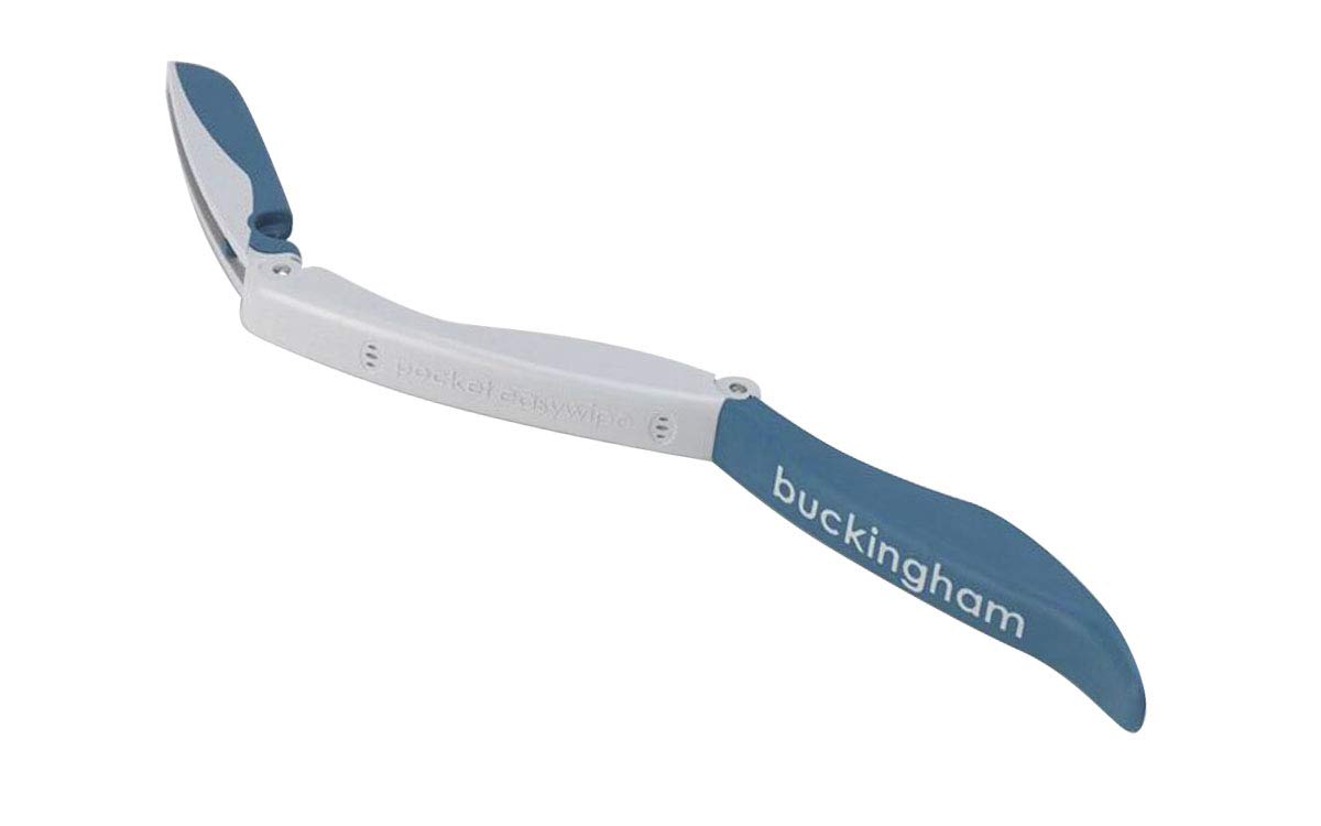 Buckingham Pocket Easywipe Bottom Wiper, Disability Aids for The Home, Toilet Aids for Wiping for Disabled and Elderly, Bottom Wipers for Disabled, Personal Hygiene Aid Foldable Travel Accessory