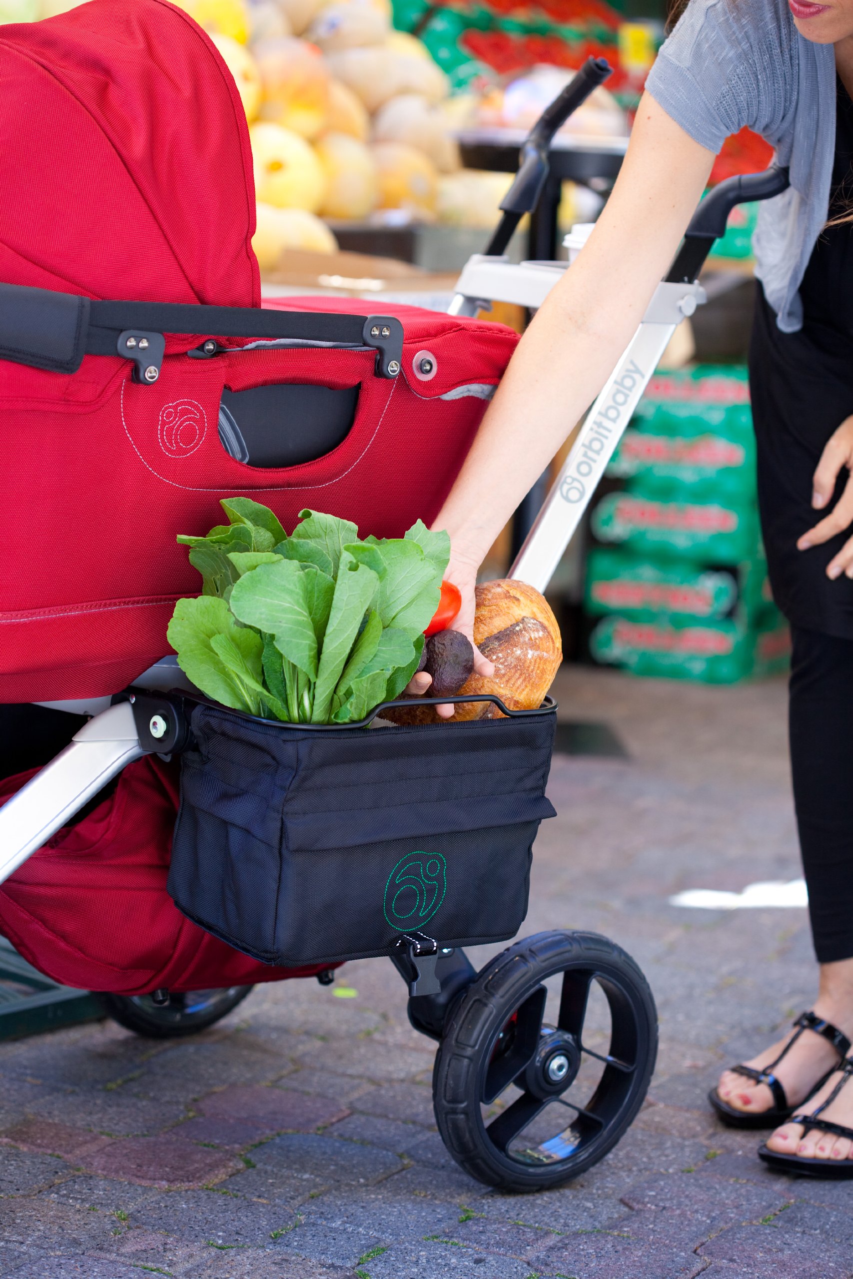 Orbit Baby Stroller Panniers, Black