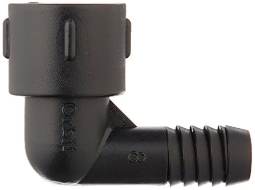 Orbit WaterMaster Underground 37259 Riser Flex Fitting, 1/2-Inch Female by Barb 90-Degree Elbow