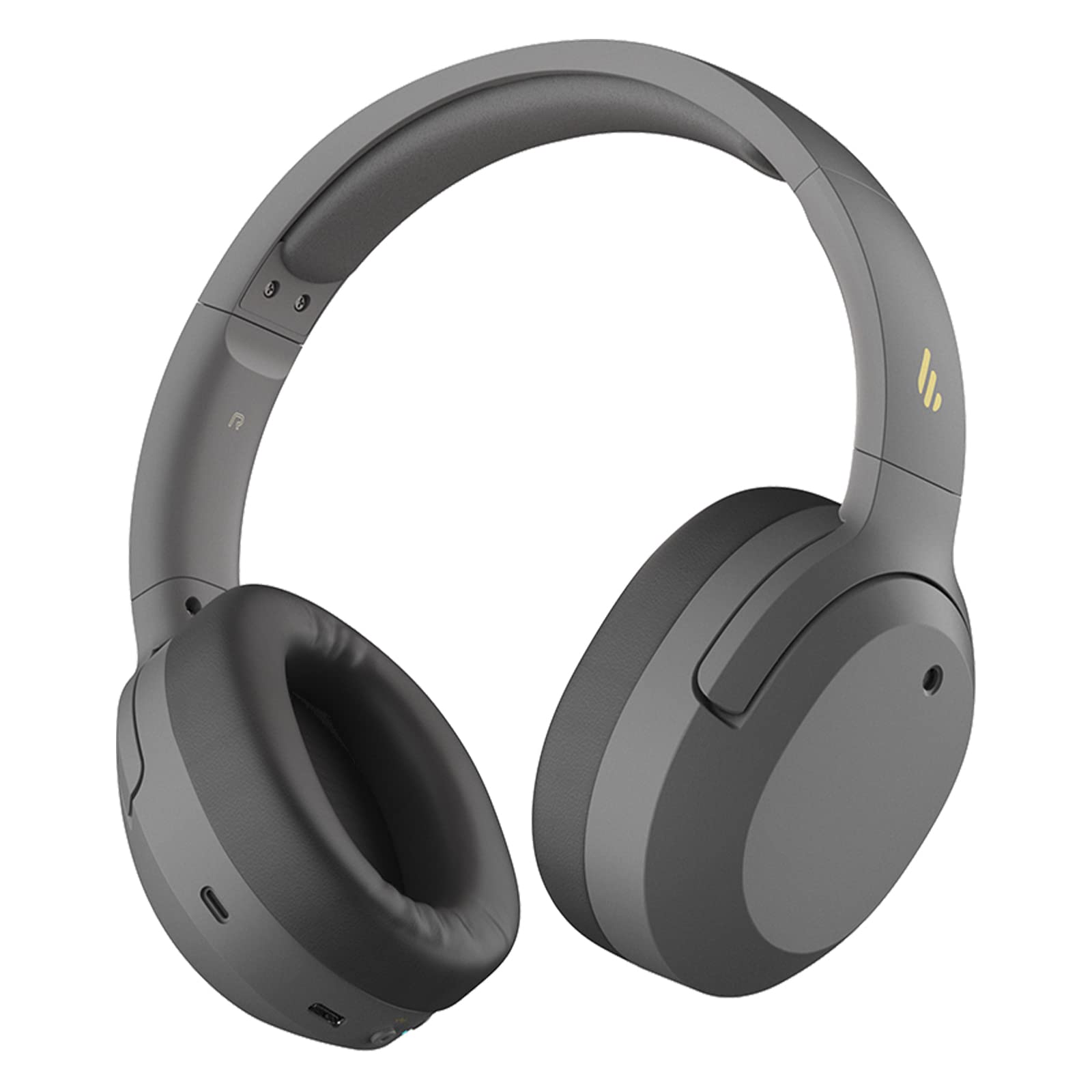 Edifier W820NB Hybrid Active Noise Cancelling Headphones - Hi-Res Audio - 49H Playtime - Wireless Over Ear Bluetooth Headphones for Phone-Call (White)