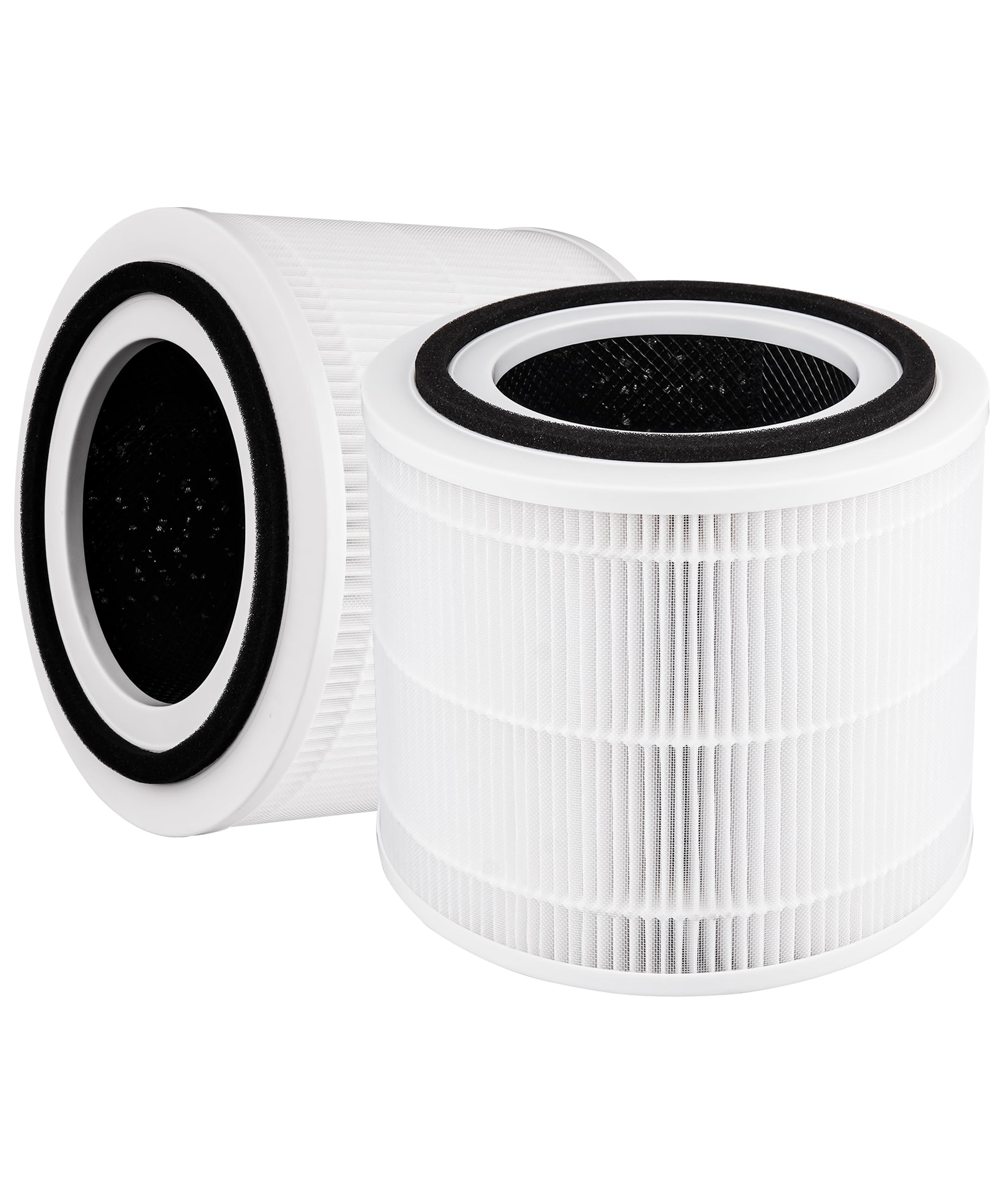 Byseacore 240 Replacement Filter Compatible with PuroAir 240 Air Purifier, 3-in-1 Filtration Filter with HEPA & Activated Cabon Filter, 2 Count