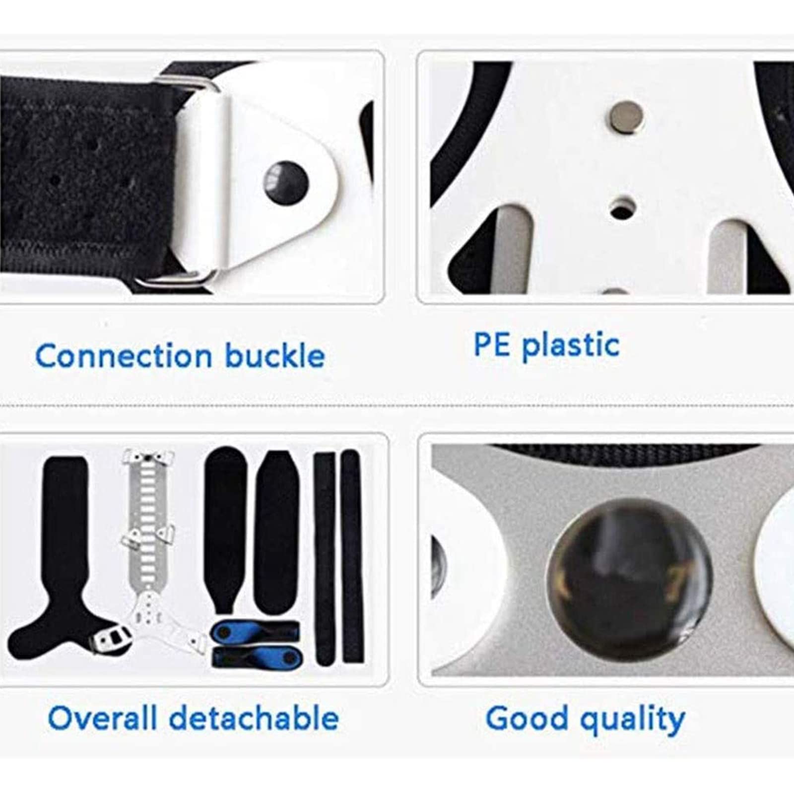 Back Braces, Spinal Orthotics, Fixation Chest Kyphosis Correction, Anti-Buckle Posture Correction Belt, Post Op Support Scoliosis Brace, Unisex, for Kyphosis, Upper Spine Injuries, Fractures