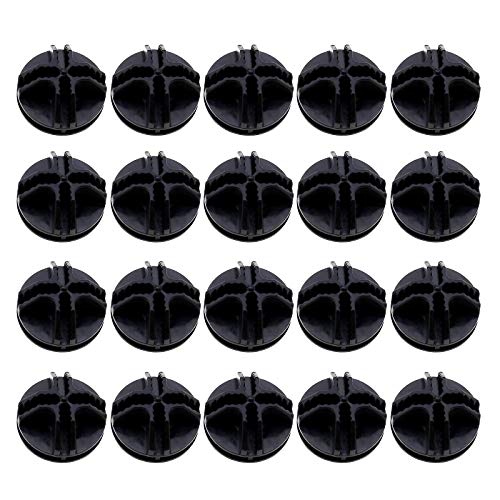 Creative-Idea 20pcs Wire Cube Connectors for Cube Storage Shelves and Modulars Organizers 36x21mm