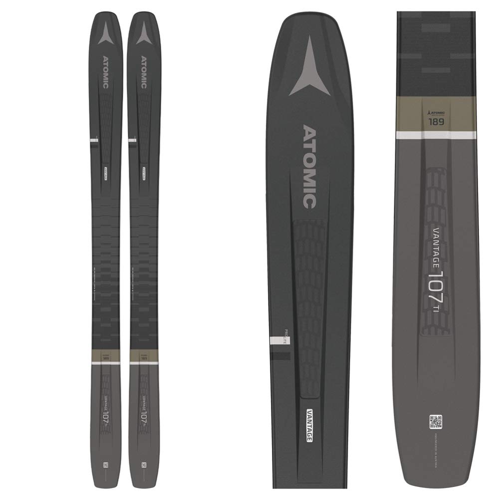 Atomic Vantage 107 Ti Skis Mens Sz 182cm Black/Silver