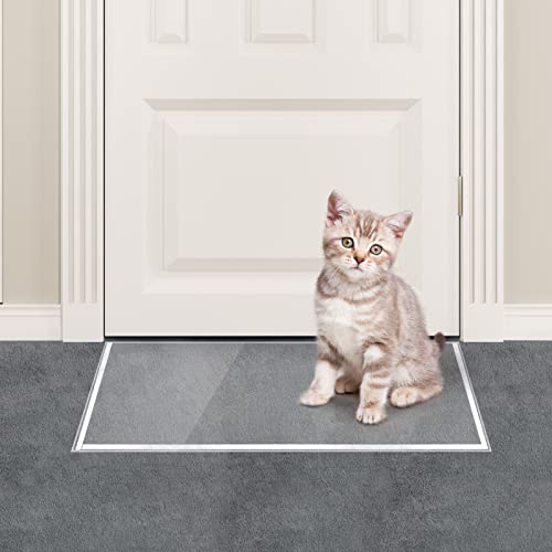 Cat Carpet Protector,Heavy Duty Plastic Carpet Scratch Stopper for Pets