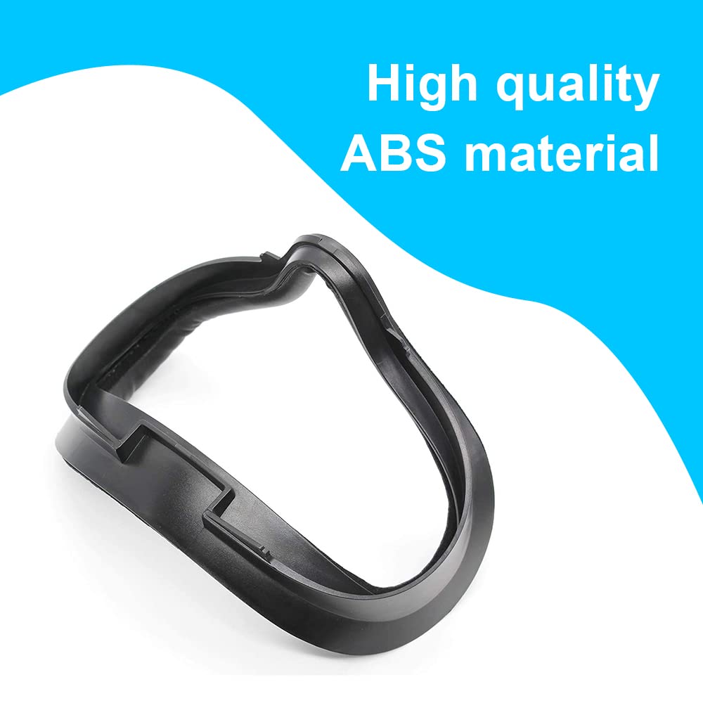 Face Cushion with Protective Lens Cover for Oculus Quest 2, Oculus Replacement Parts Comfortable Sweat-Proof VR Facial Interface Bracket, Face Cushion Foam Pad Replacement Compatible with Oculus 2