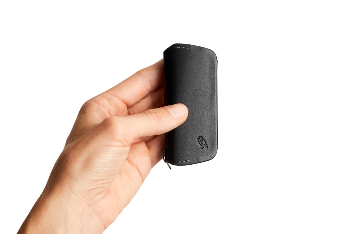 Bellroy Key Cover Plus β Third Edition (Leather Key Holder, Holds 4 β 8 Keys) - Black
