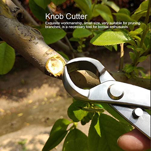 Bonsai Cutter, 180mm Knob Cutter Bonsai Tools Round Cutter, Stainless Steel Bonsai Tree Knob Cutter Concave Cutter Bonsai Cutting Tool for Garden, Tian Bonsai Tools Branch Cutter