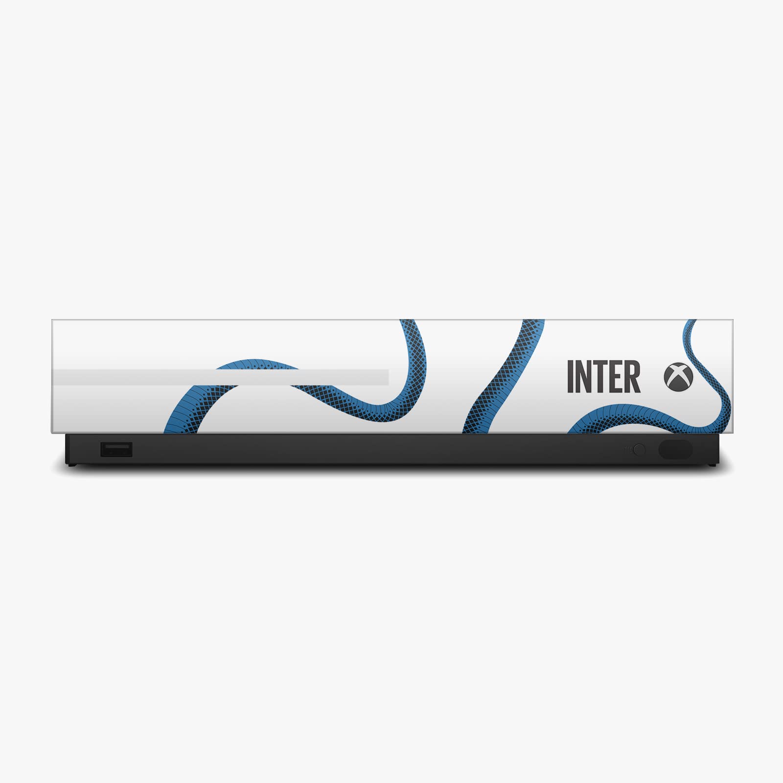 Head Case Designs Officially Licensed Inter Milan Away 2021/22 Crest Kit Vinyl Sticker Gaming Skin Decal Cover Compatible With Xbox One S Console and Controller Bundle