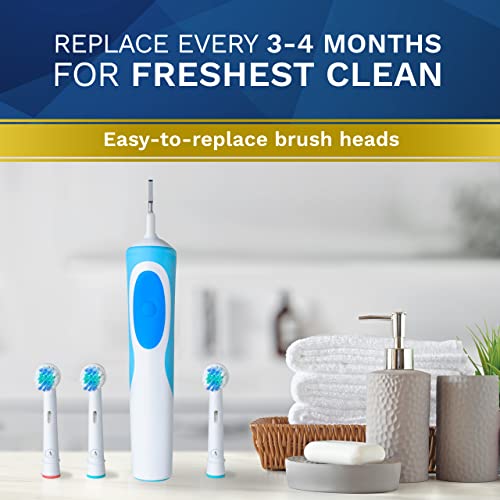 Aster Replacement Toothbrush Heads - 16 Pack, Compatible with Oral-B Braun Professional Electric Precision Clean Brush Heads Refill for 7000/Pro 1000/9600/ 5000/3000/8000