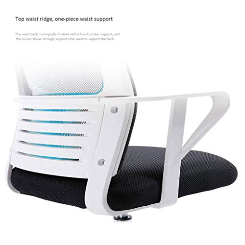 BZLSFHZ Ergonomic Office Desk Chair Mesh Swivel Computer Task Chair Mid Back Computer Chair Home Chair Student Chair Writing Chair Office Chair (Color : A)