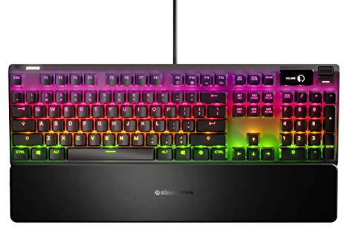 SteelSeries Apex 7 - Mechanical Gaming Keyboard – OLED Smart Display – Brown Switches - French AZERTY Layout