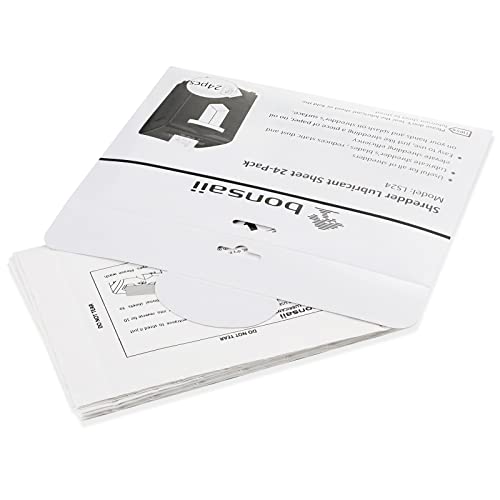 Bonsaii C237-B Shredder and 24-Pack Lubricant Sheets