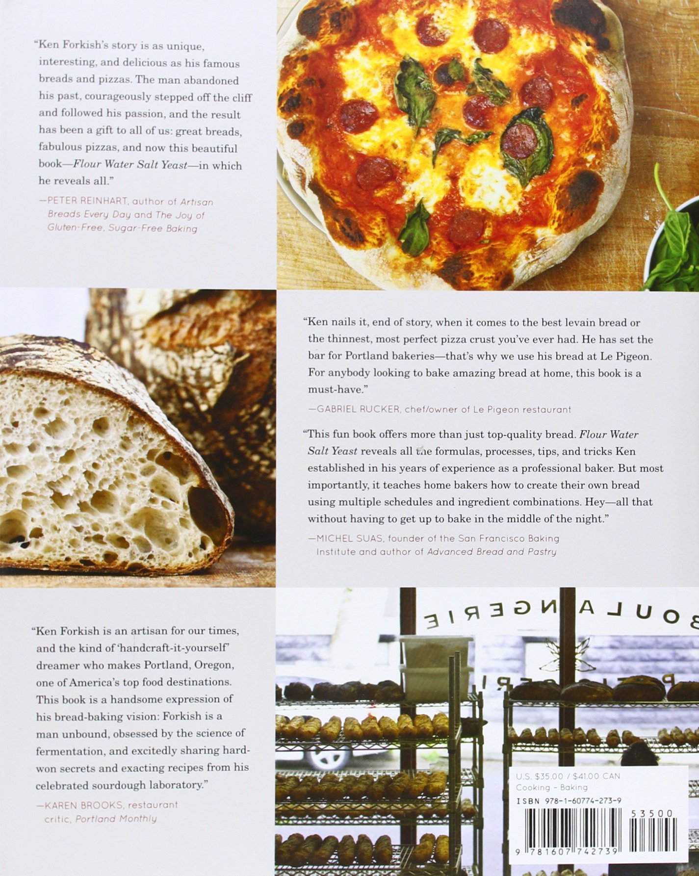 Flour Water Salt Yeast: The Fundamentals of Artisan Bread and Pizza [A Cookbook] [Spiral-bound] Ken Forkish