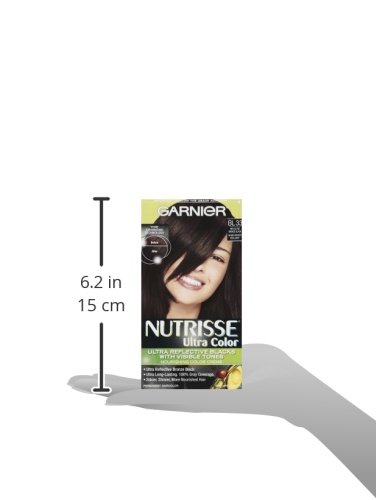 Garnier Nutrisse Ultra Color Nourishing Hair Color Crème, BL33 Reflective Bronze Black, 1-count (Packaging May Vary)