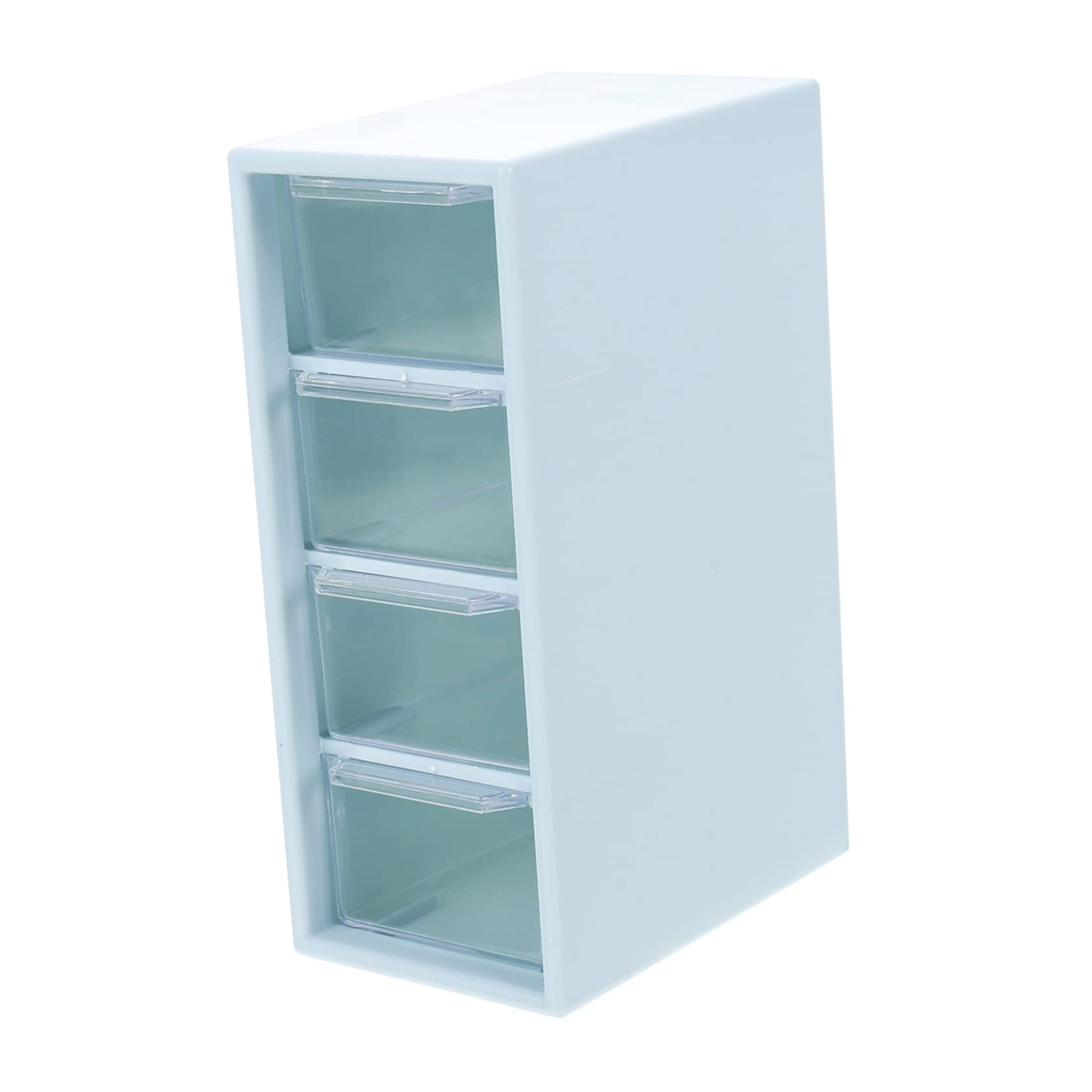 Ciieeo Box Jewelry Storage Box Clear Plastic Storage Bins Jewelry Case Storage Drawer Makeup Storage Cabinet Desk Top Organizer Clear Dresser Storage Shelves Plastic Small Tool