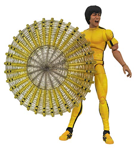 Diamond Select Toys Bruce Lee (Yellow Jumpsuit Version) Select Action Figure, Multicolor, Standard