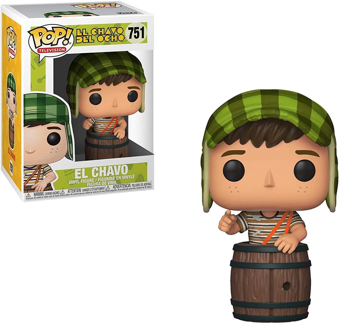 El Chavo - El Chavo del Ocho Funko Pop! Vinyl Figure (Bundled with Compatible Pop Box Protector Case), Multicolored, (3.75 inches)