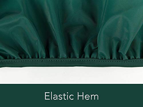 Covermates Round Hot Tub Cover - Light Weight Material, Weather Resistant, Elastic Hem, Outdoor Living Covers-Green