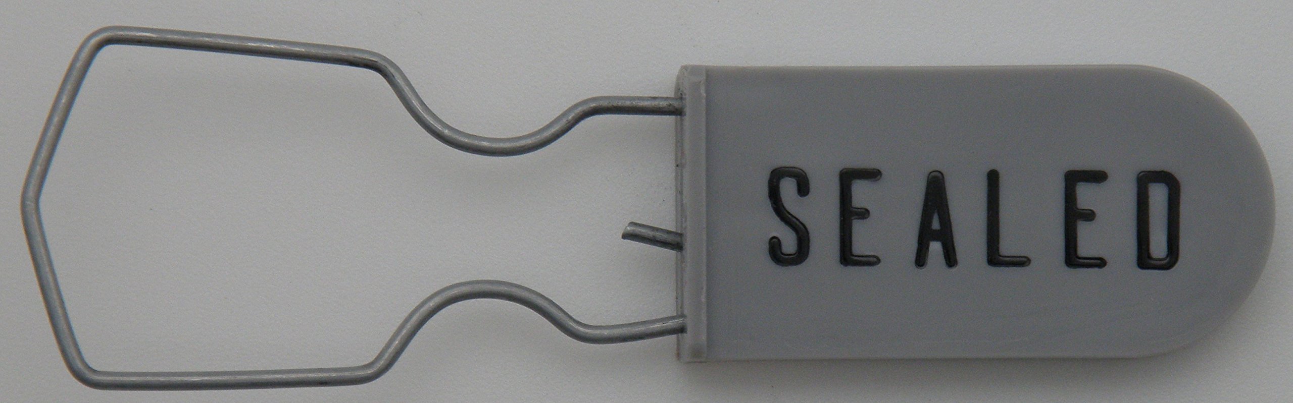 Electric Meter Security Seal Wire Padlock Pack of 50 (Grey)