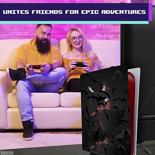 Console Controller Wrap - Black and Red Console PS5 Controller Skin Vinyl Sticker PS5 Console - PS5 Skins and Decals Video Game Console 5 Controller Accessories