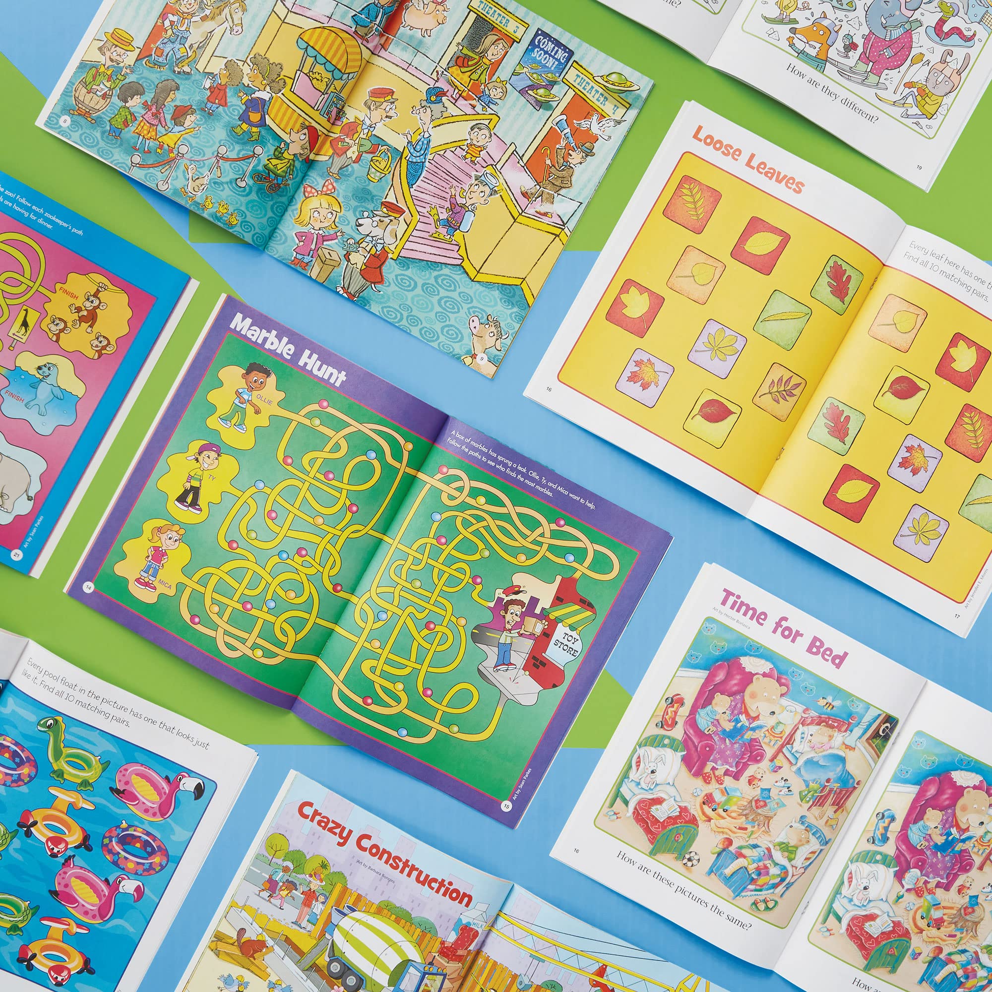 Highlights My First Puzzle Fun 2022 Puzzle Books for Kids Ages 3-6, 4-Book Set of Matching, Mazes, Spot-The-Differences, and More Travel-Friendly Screen Free Brain-Boosting Activities
