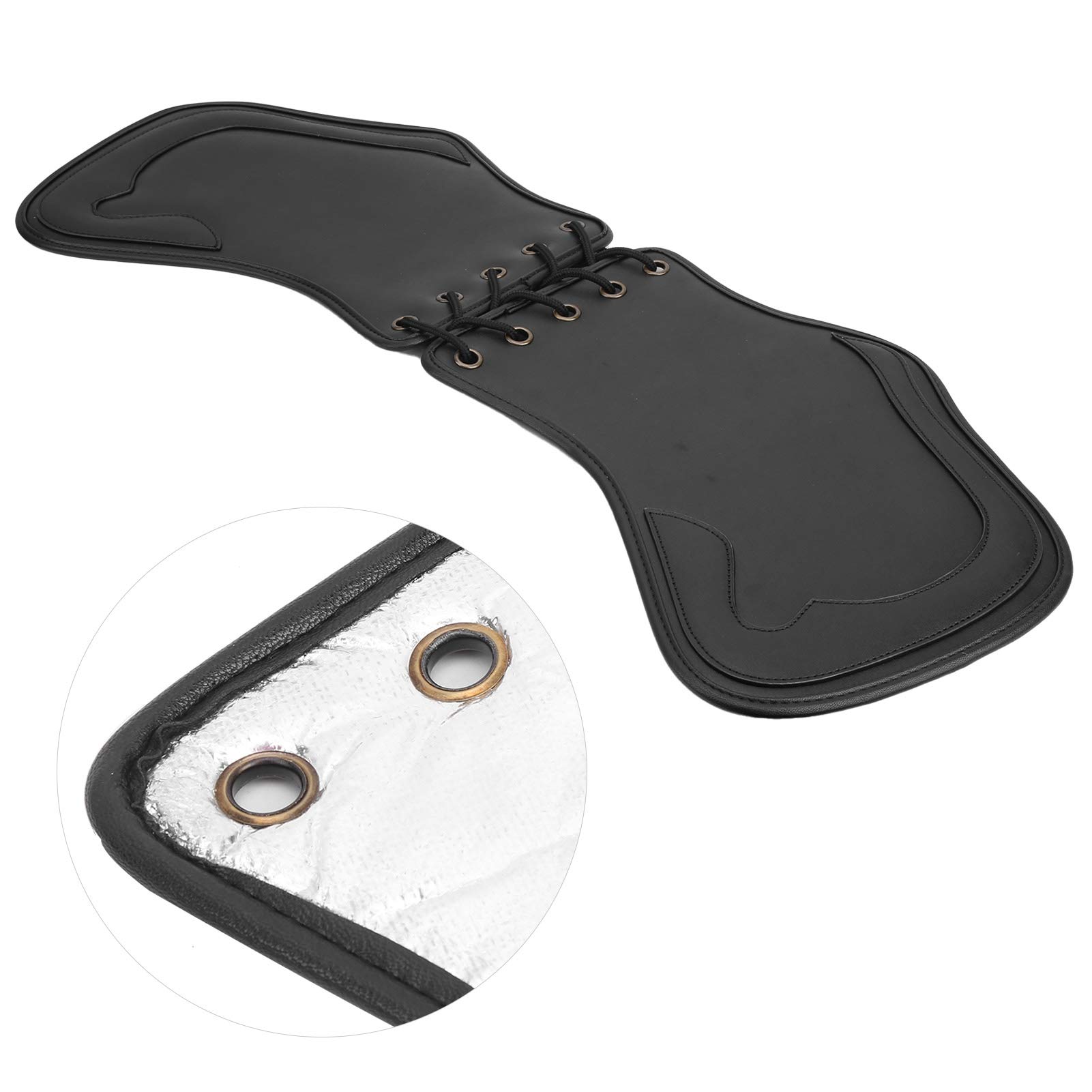 Fockety Engine Heat Shield, 2pcs Heat Shield Deflector, Heat Insulation Motorbike for Motorcycles Decorating