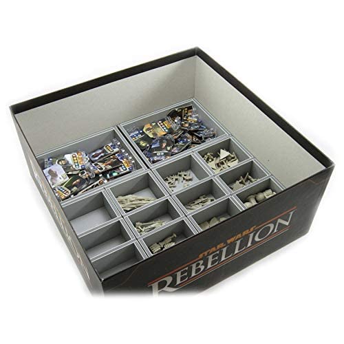 Folded Space Star Wars Rebellion and Expansions Board Game Box Inserts