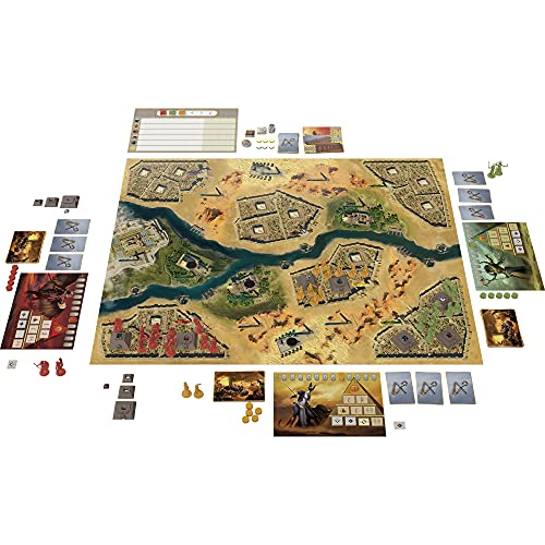 Matagot Kemet Blood and Sand Board Game (Revised Edition) | Strategy Board Game for Teens and Adults | Ages 14 and up | 2 to 5 Players | Average Playtime 90 Minutes | Made by Matagot