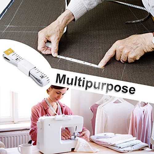 Body Measuring Tape 60 inch, Body Tape Measure, Lock Pin and Push Button Retract, Body Measurement Tape, Black