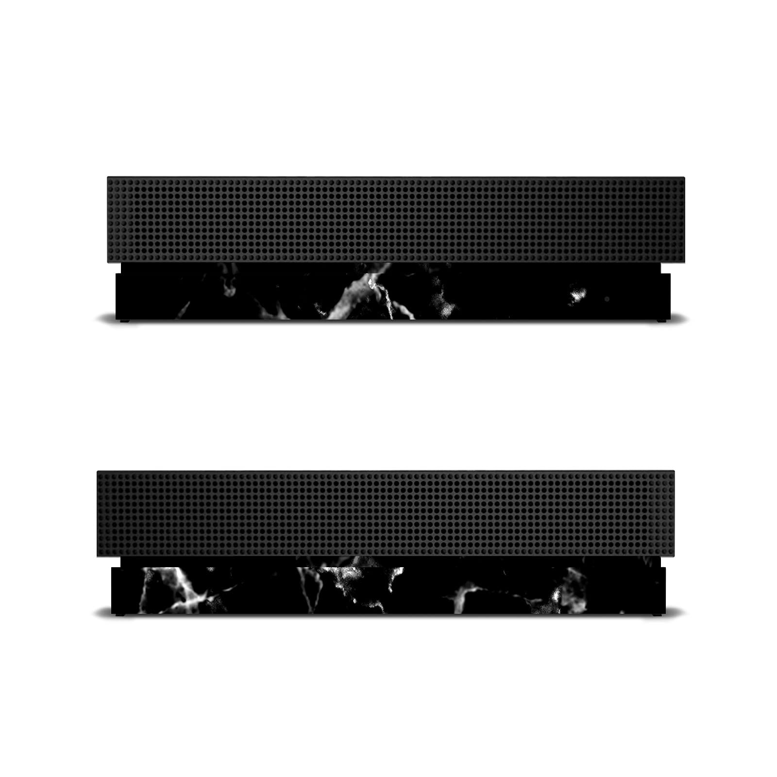 Head Case Designs Officially Licensed Chelsea Football Club Black Marble Mixed Logo Vinyl Sticker Gaming Skin Case Cover Compatible With Xbox One X Console and Controller Bundle