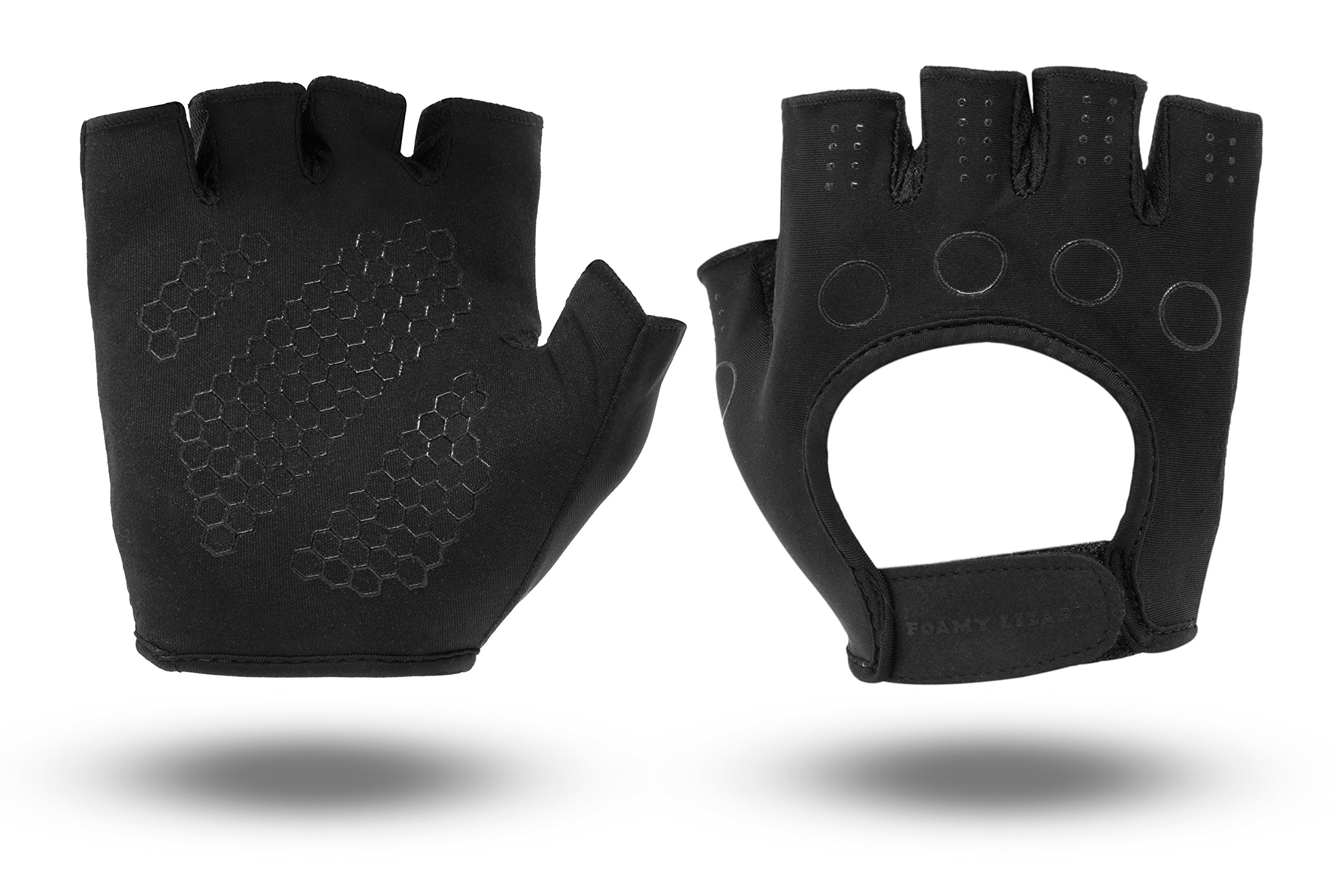 Foamy Lizard Gaming Grip Gloves Hexotech Pro Gamer Anti-Sweat Fingerless Tactical Gloves for Controller Grip for Xbox Series X, PlayStation 5 Dualsense (Pair of Gloves) SM