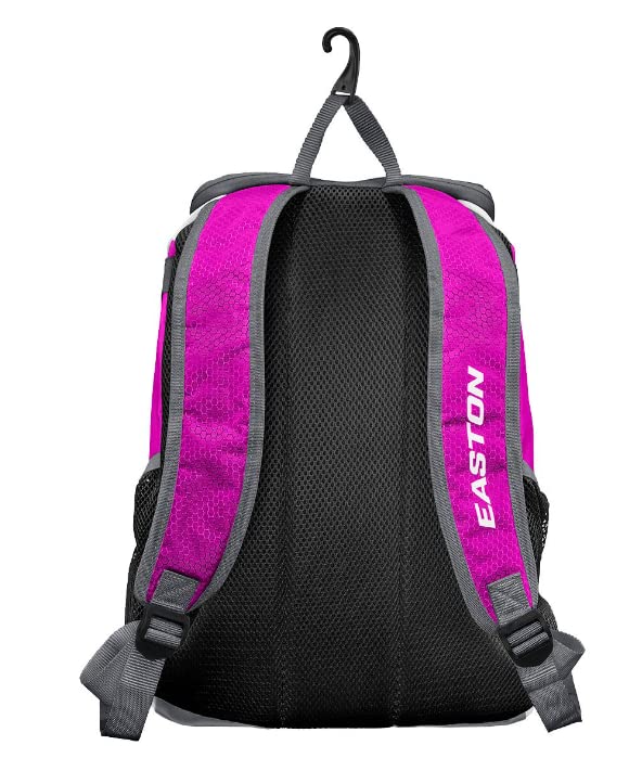 Easton | GAME READY Elite | Youth | Baseball & Fastpitch Softball | Backpack Bag Series | Pink / White