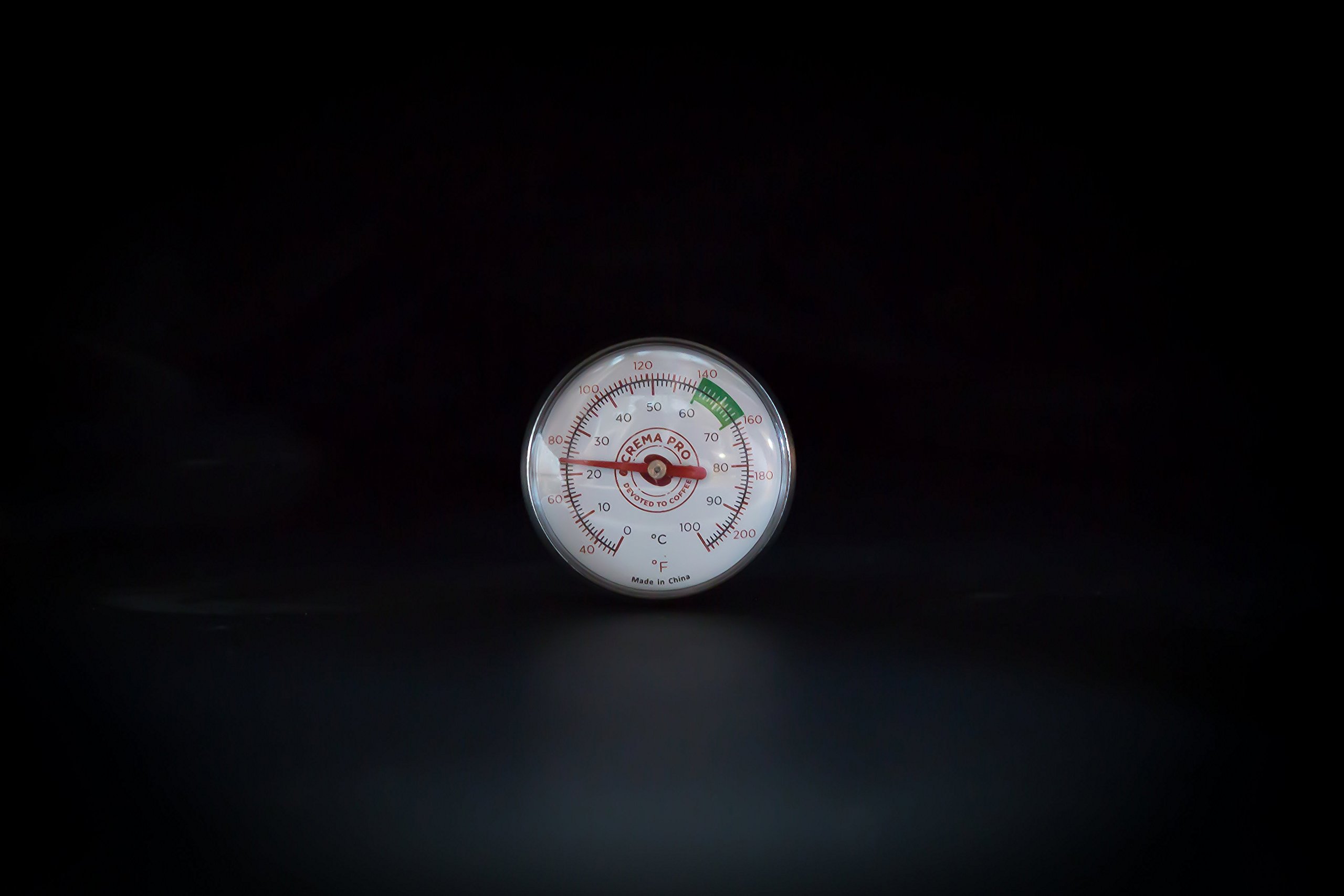 CREMA PRO Milk Thermometer - Make The Perfect Coffee or Espresso - Coffee Accessories - Easy & Quick Clean Up