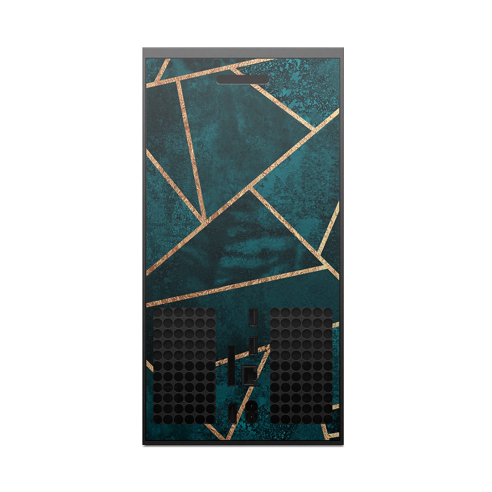 Head Case Designs Officially Licensed Elisabeth Fredriksson Deep Teal Stone Art Mix Vinyl Sticker Gaming Skin Case Cover Compatible with Xbox Series X Console