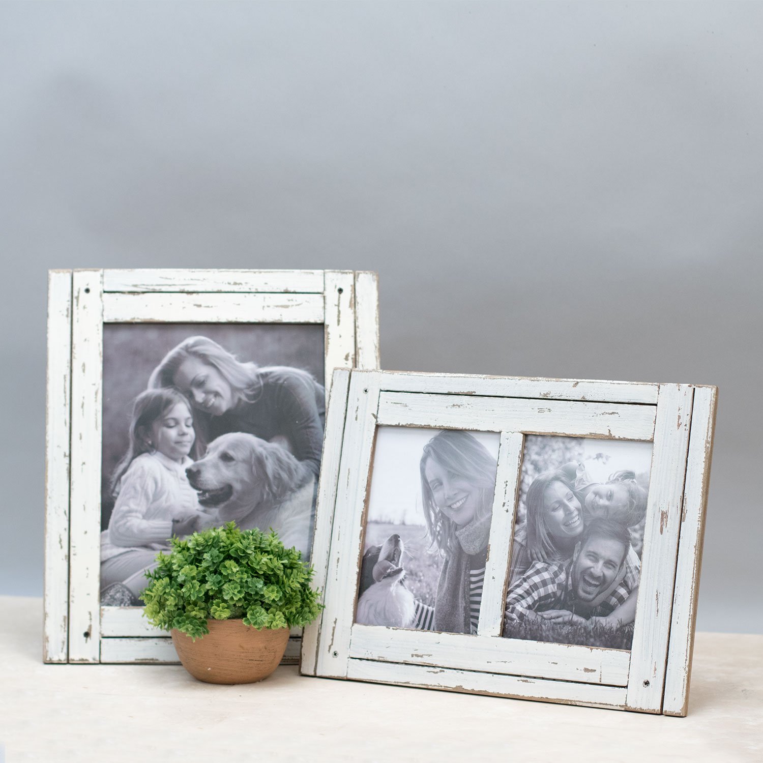 Foreside Home & Garden FFRD06209 5X7 Heartland Photo Frame White