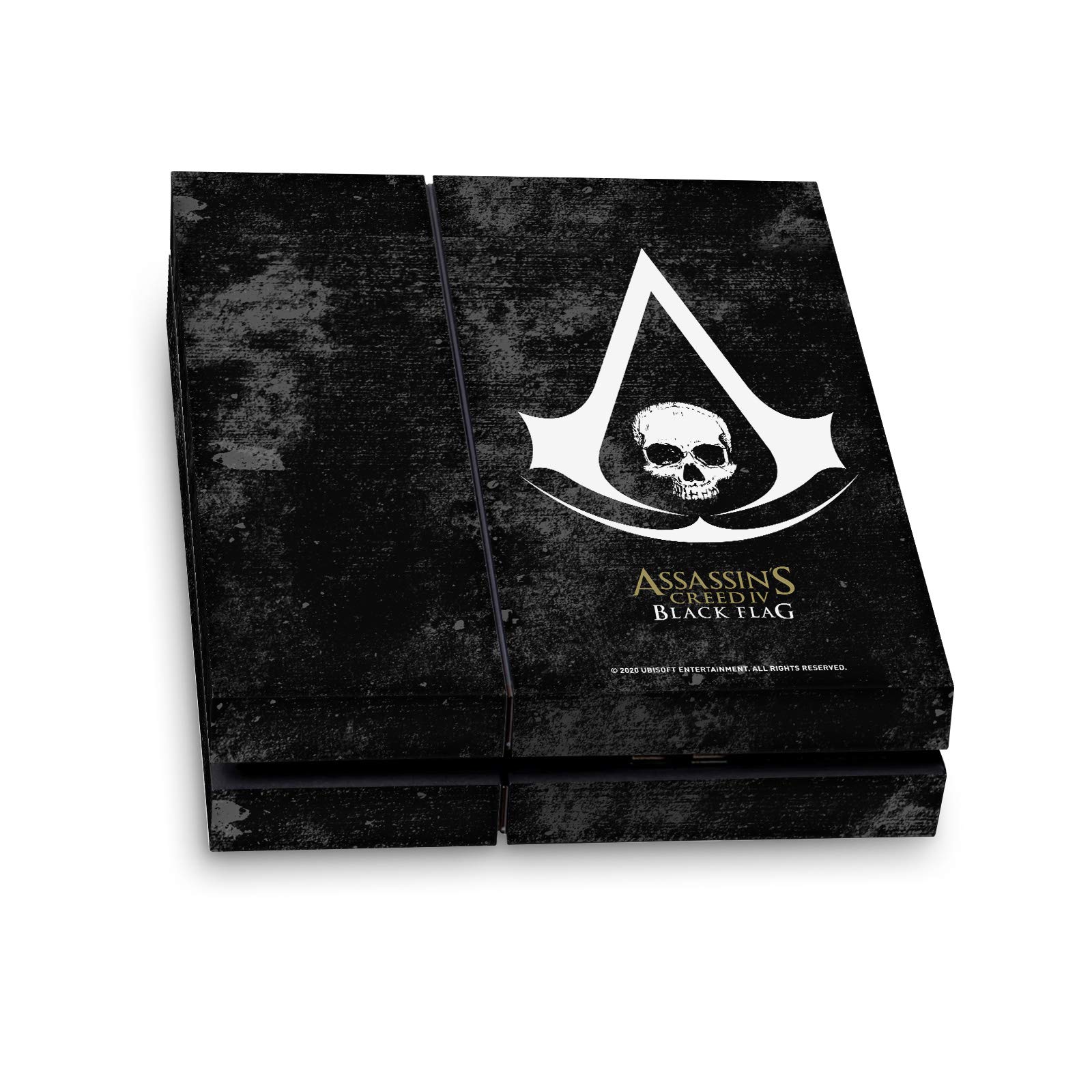 Head Case Designs Officially Licensed Assassin's Creed Grunge Black Flag Logos Vinyl Sticker Gaming Skin Case Cover Compatible With Sony PlayStation 4 PS4 Console