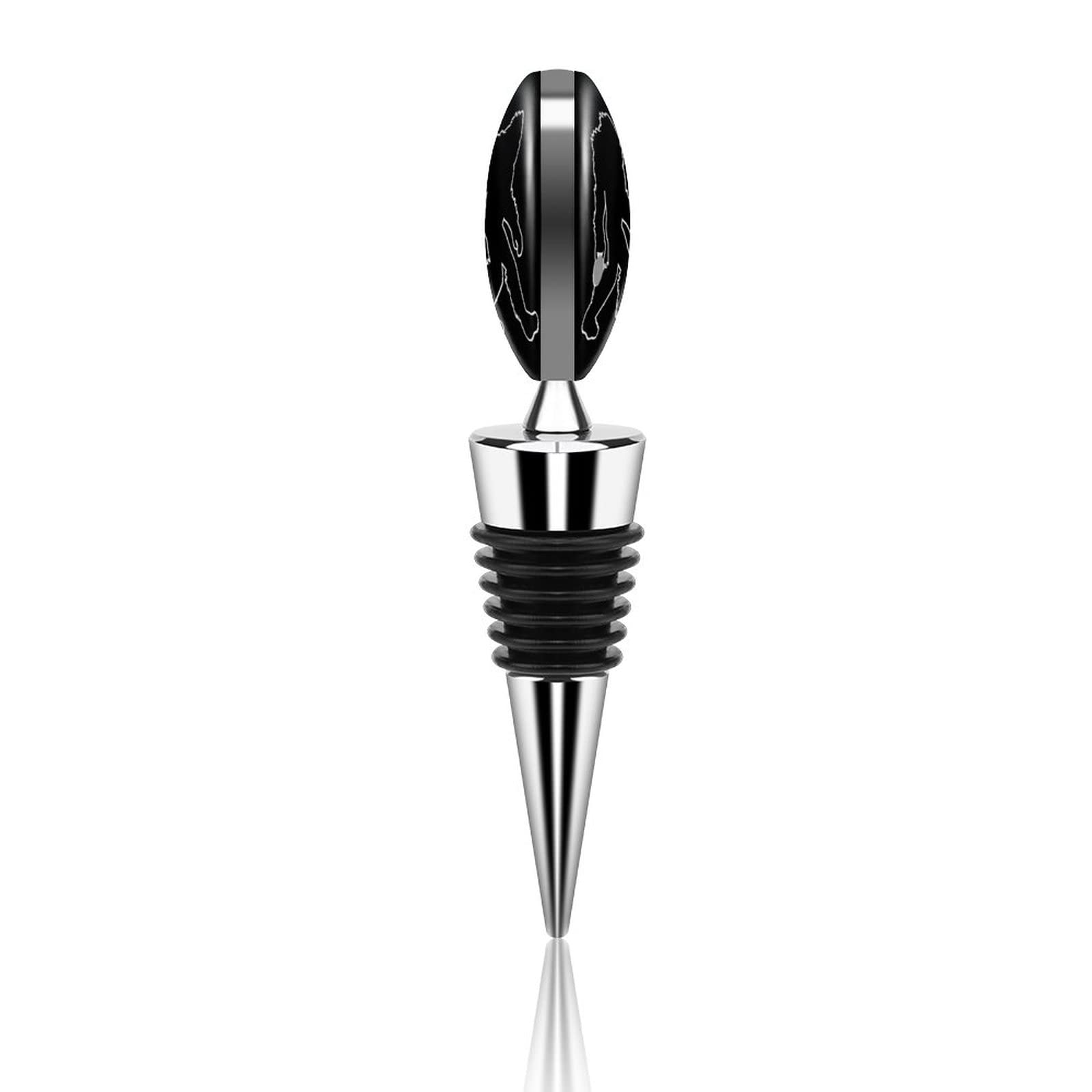 Bigfoot Carrying Kettlebell Wine Bottle Stopper Zinc Alloy Beverage Bottle Stoppers for Gifts Bar Holiday Party Wedding