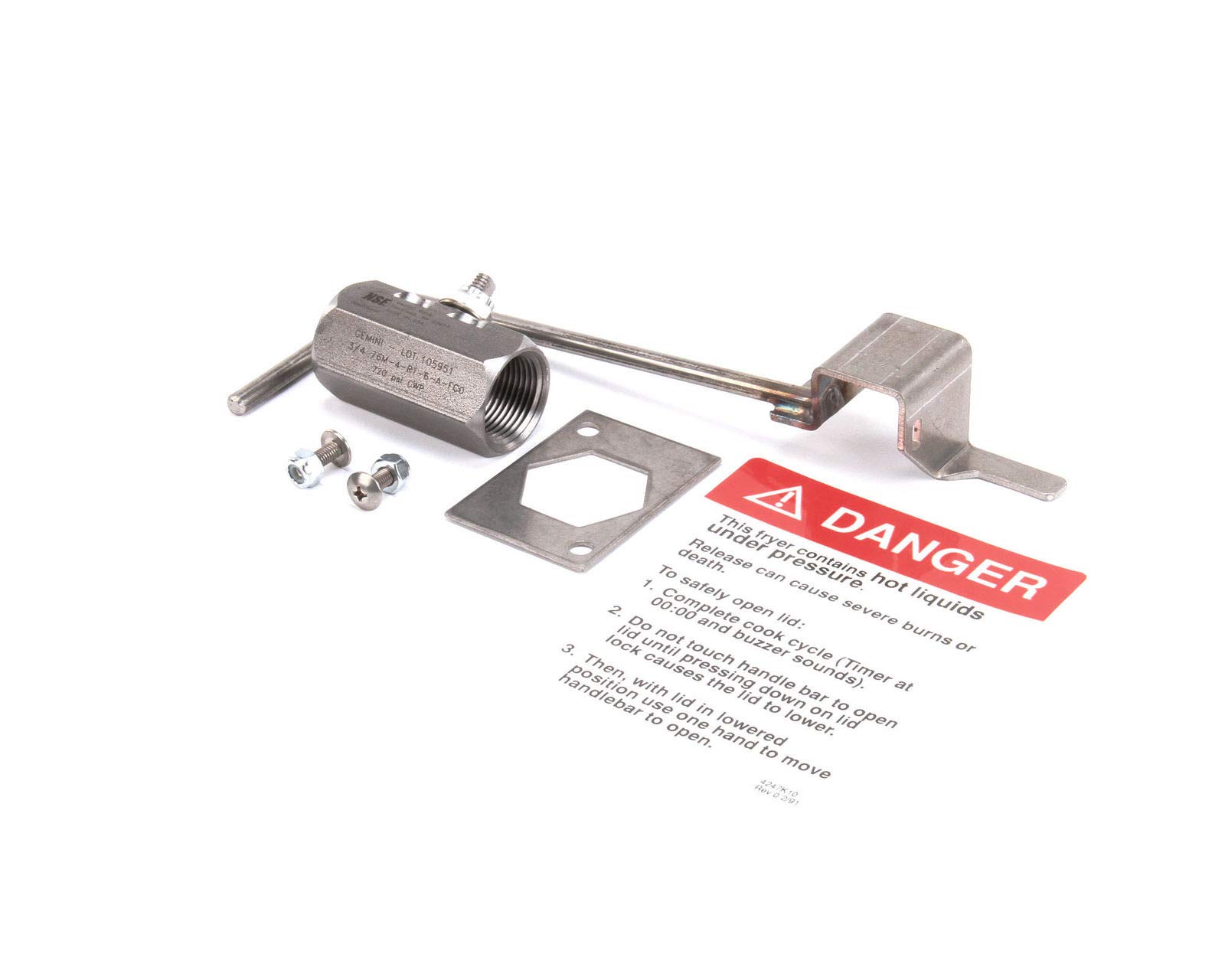 Winston PS1066, Drain Valve Asm Fryer