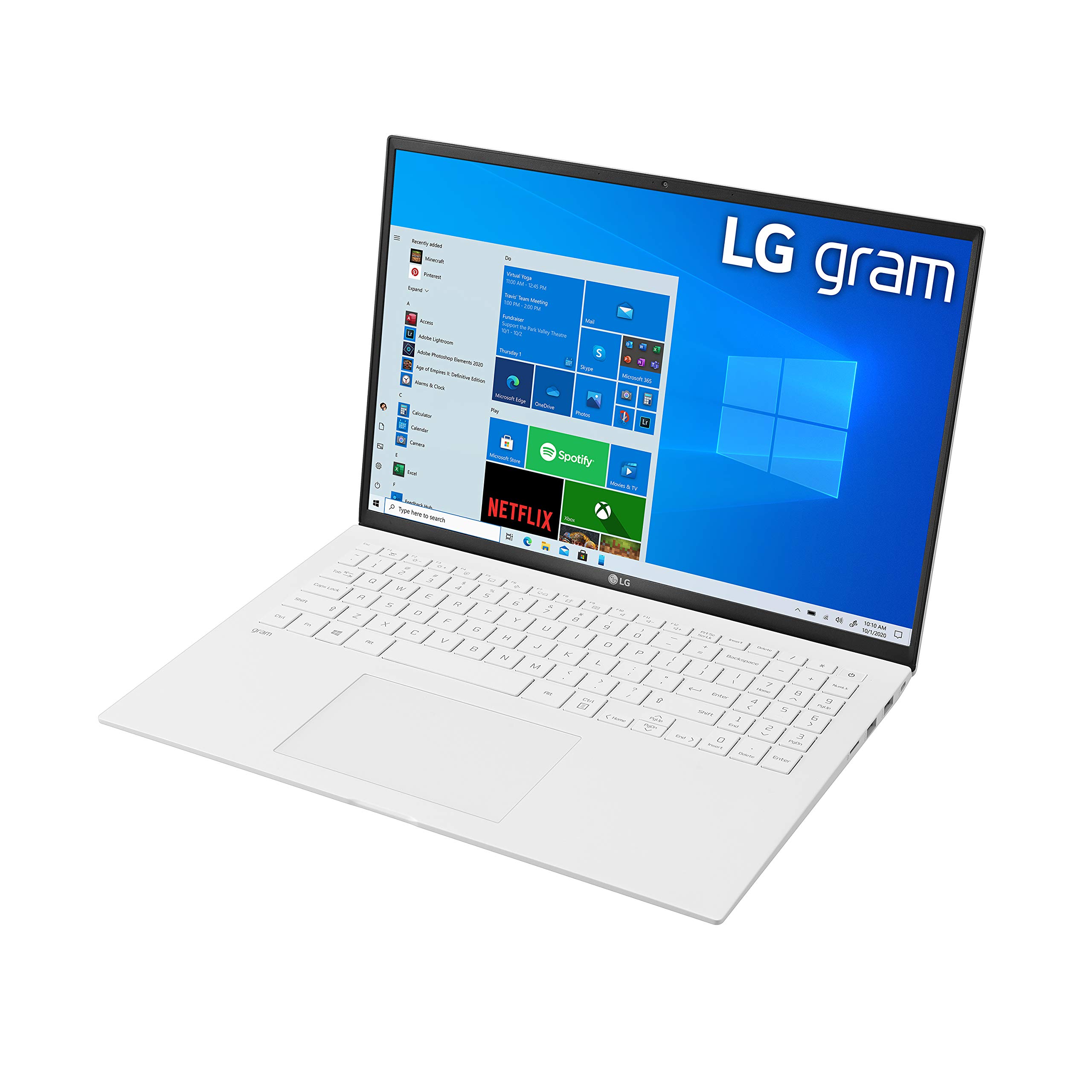 LG Gram 16Z90P - 16" WQXGA (2560x1600) Ultra-Lightweight Laptop, Intel evo with 11th gen CORE i5 1135G7 CPU , 8GB RAM, 256GB SSD, Alexa Built-in, 22 Hours Battery, Thunderbolt 4, White – 2021