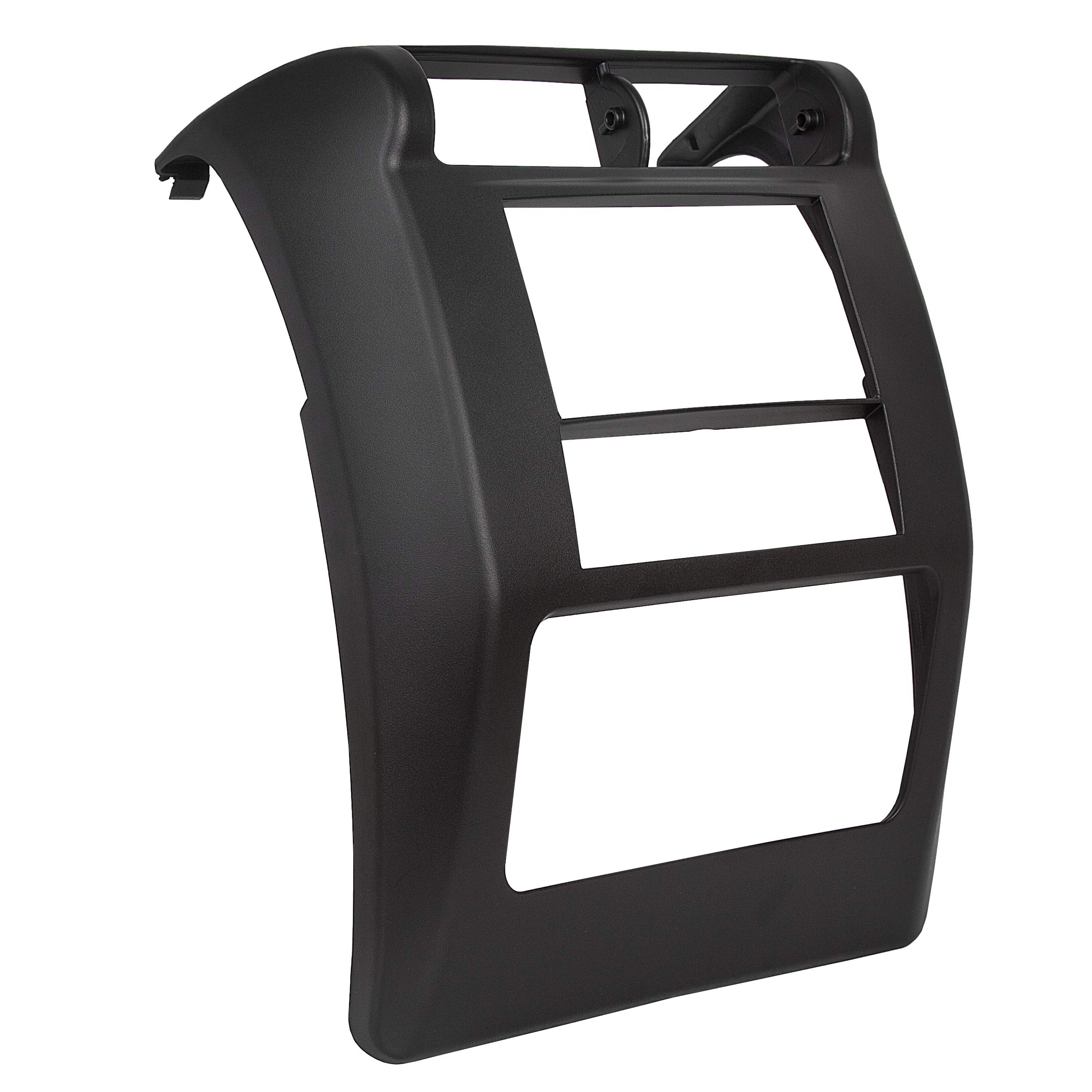 HECASA Double Din Dash Kit W/Wiring Harness Compatible with 2003-2006 Jeep Wrangler TJ Radio Dash Bezel